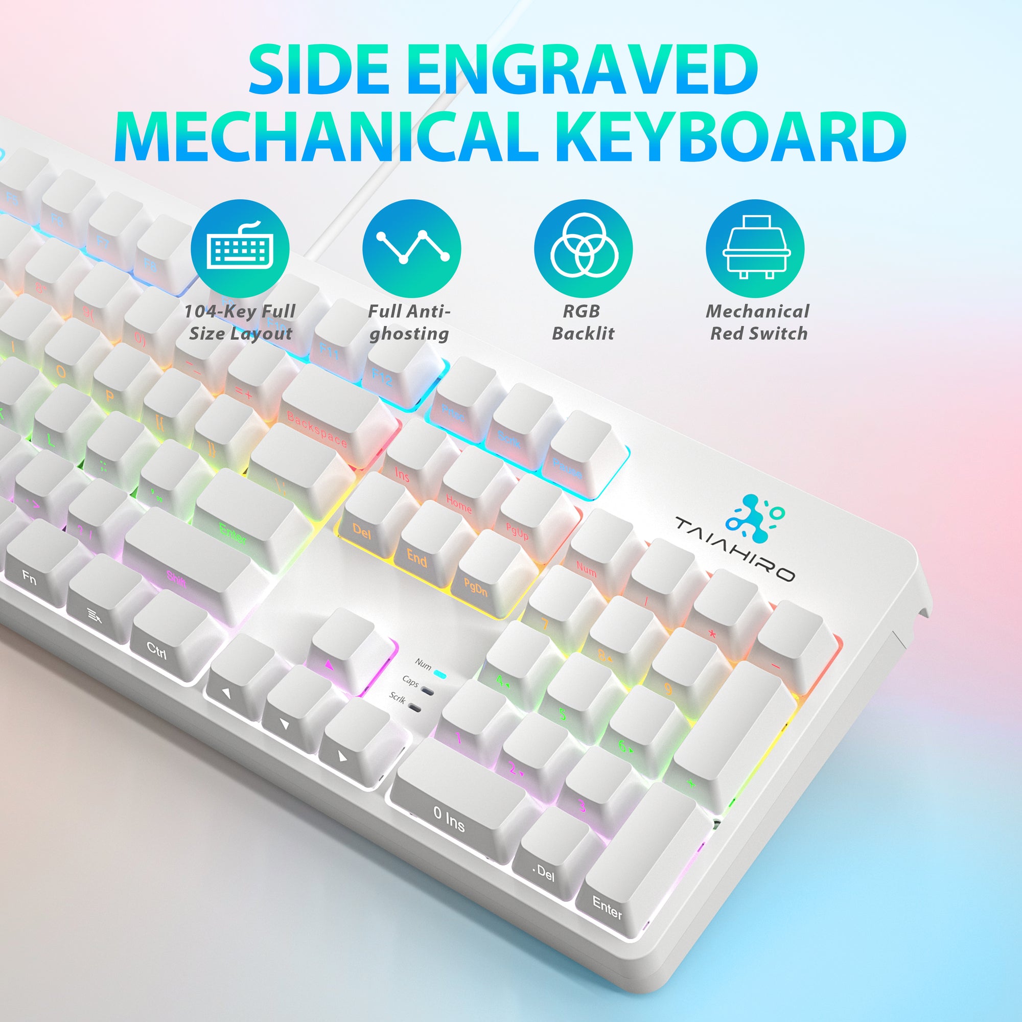 1908 Snow Elf Mechanical Gaming Keyboard – My Store
