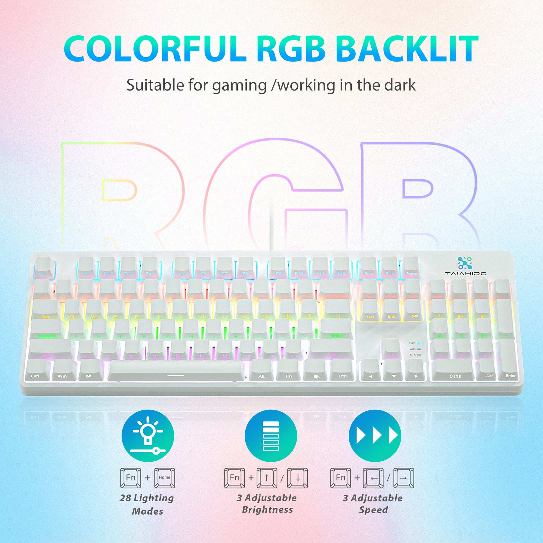 1908 Snow Elf Mechanical Gaming Keyboard – My Store